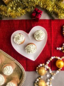 Gingerbread Cupcakes with Blue Cheese Frosting - always use butter