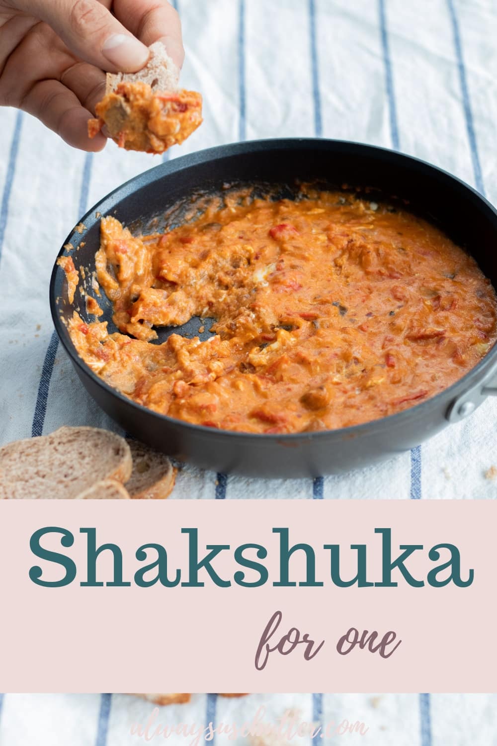 Easy Shakshuka for One (Menemen) - always use butter