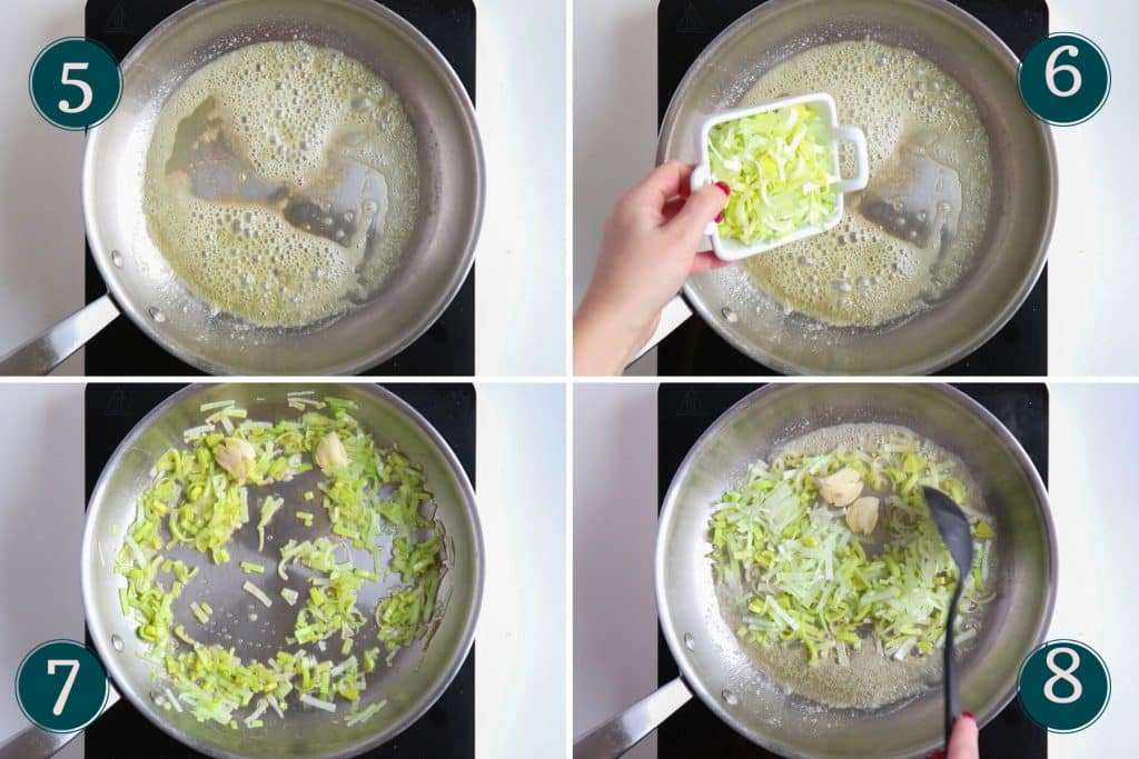 Creamy Salmon and Leek Risotto with Lemon - always use butter