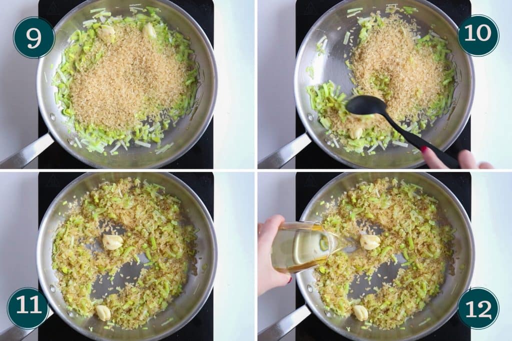 Creamy Salmon and Leek Risotto with Lemon - always use butter