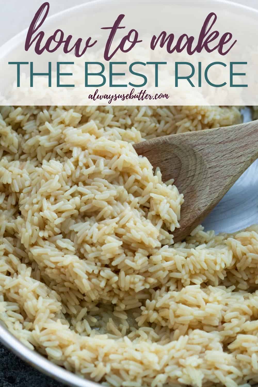 Seasoned Butter Rice [with Vegan Option] - always use butter