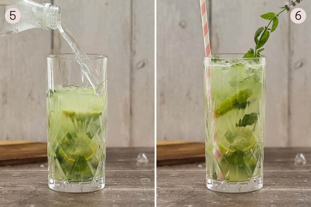Mojito Mocktail [Sugar free] - always use butter