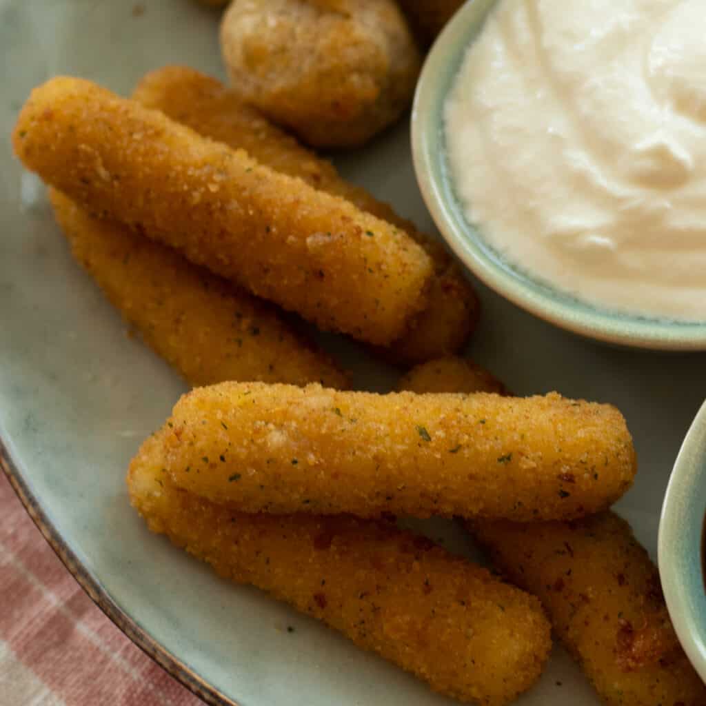 Air Fryer Frozen Mozzarella Sticks - always use butter Air Fryer Frozen Mozzarella Sticks - always use butter