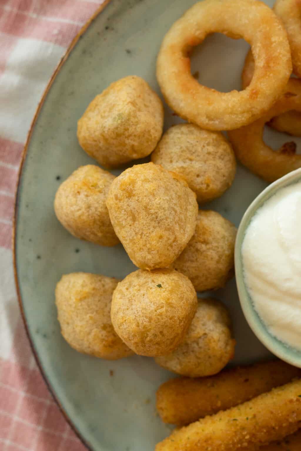 Chili Cheese Nuggets in Air Fryer - always use butter