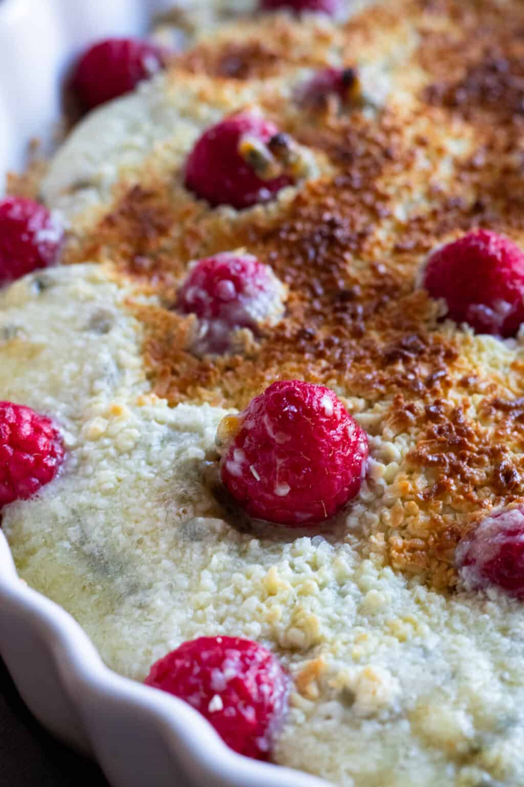 Baked Fruit with Passion Fruit & White Chocolate (Gino)