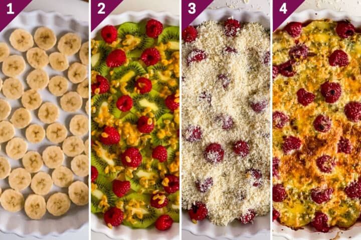 Baked Fruit with Passion Fruit & White Chocolate (Gino)