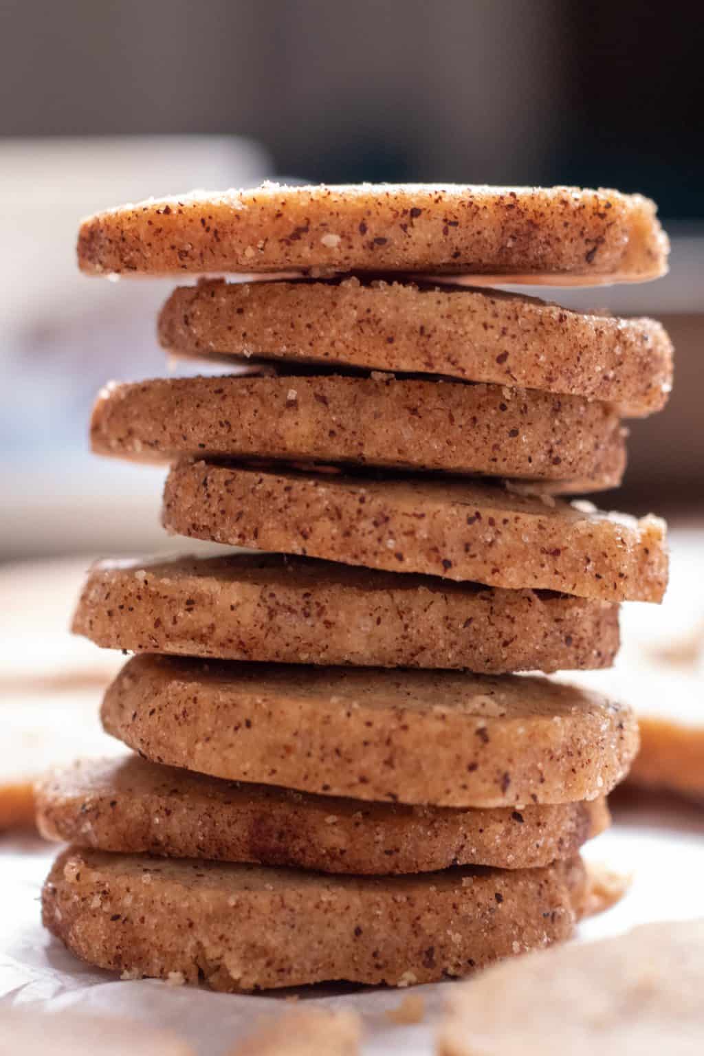 Cinnamon Cookies with Cinnamon Sugar - always use butter