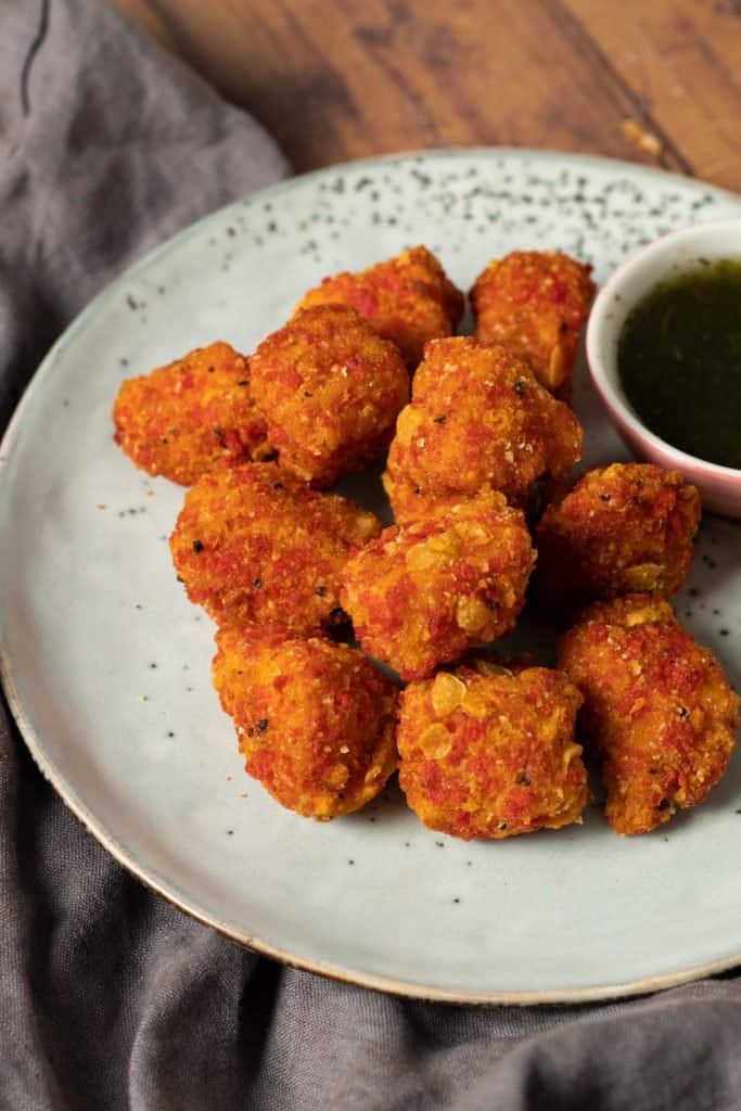 How to Cook Frozen Popcorn Chicken in Air Fryer - always use butter
