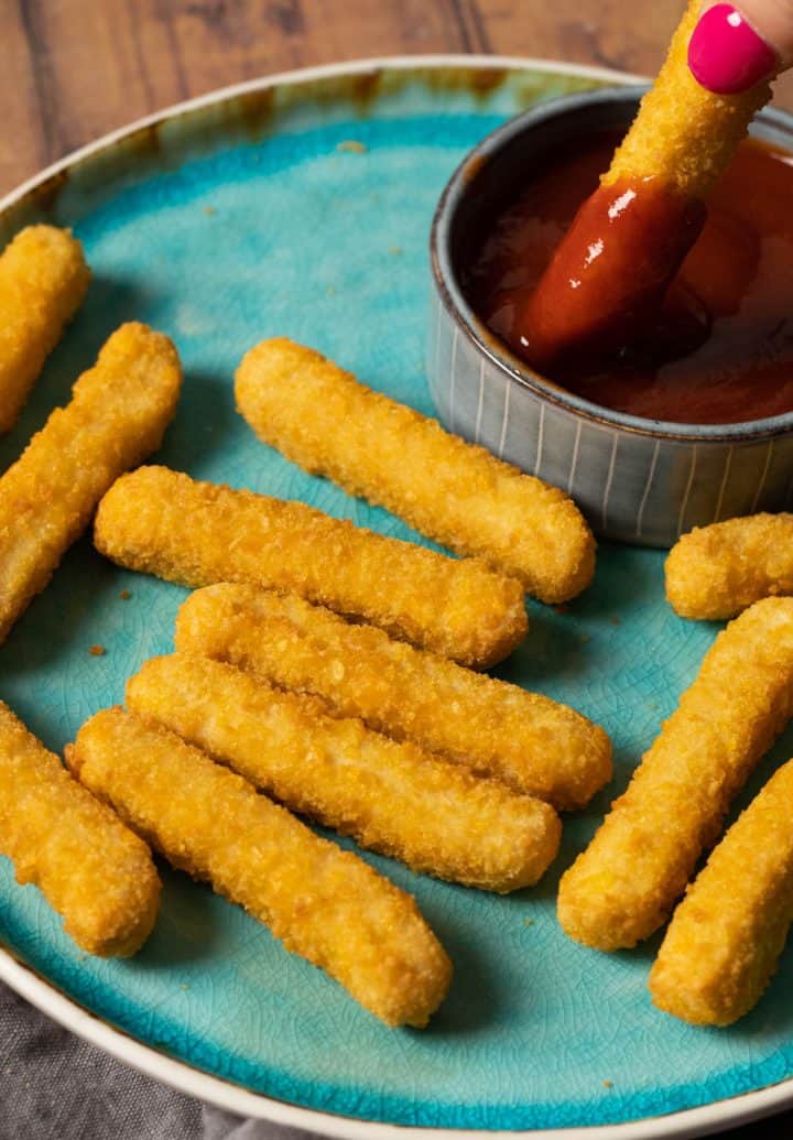 How to Cook Frozen Chicken Fries in Air Fryer - always use butter