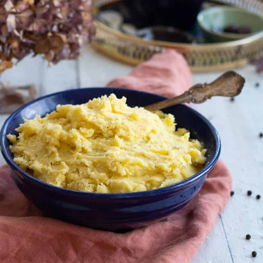 Mashed Potatoes without Milk - always use butter