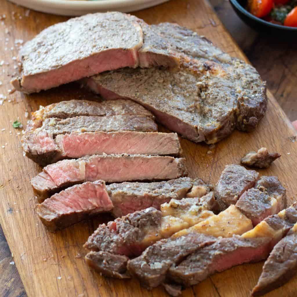 How to Air Fry Frozen Steak - always use butter