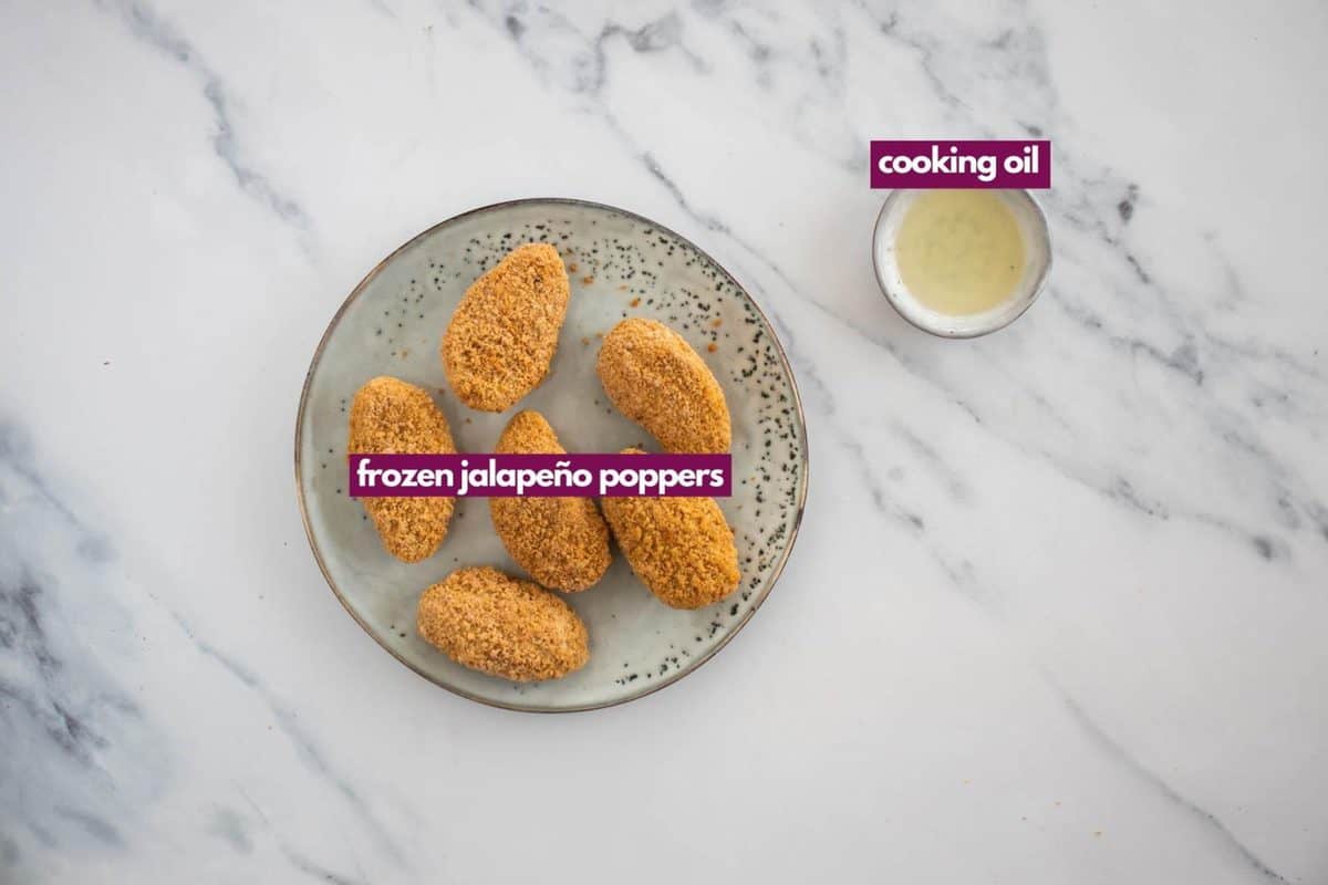 Frozen Jalapeño Poppers in Air Fryer - always use butter