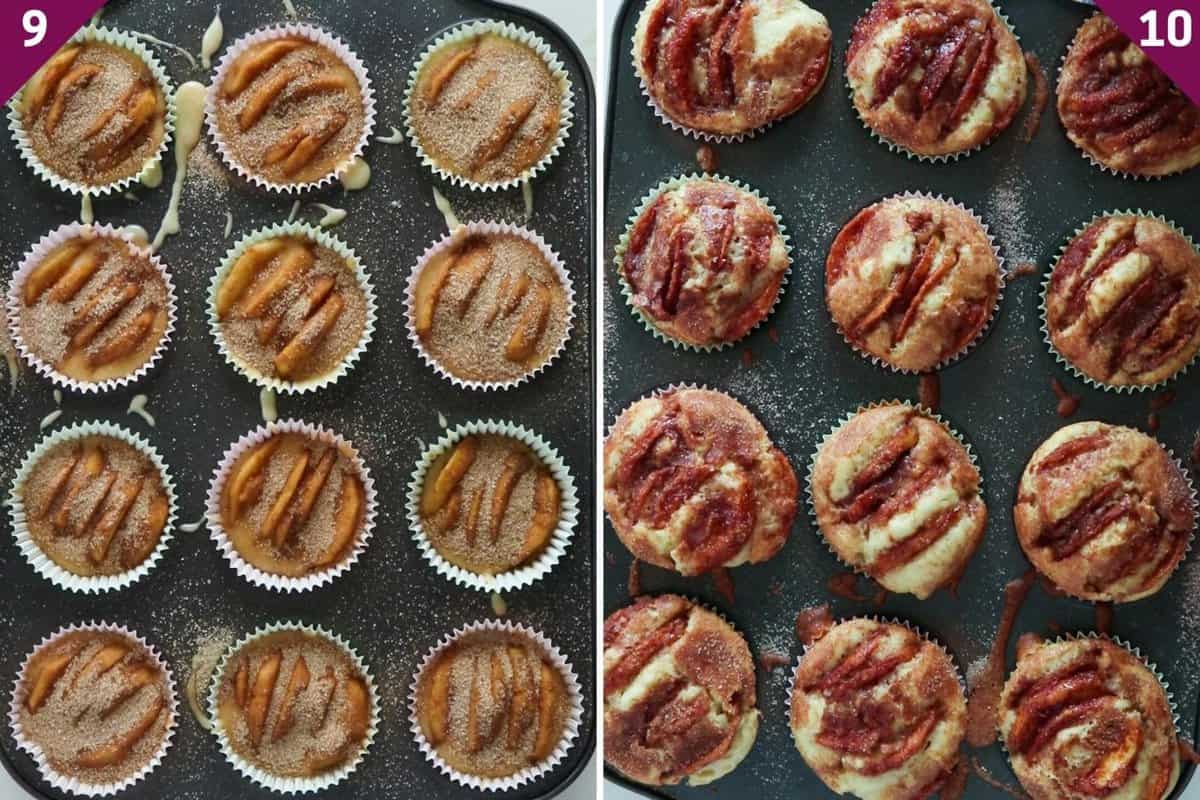 Easy Cinnamon Apple Muffins - always use butter