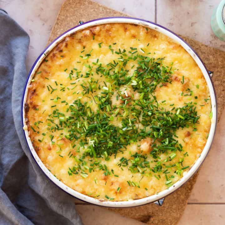 Leftover Boiled Potato Casserole - always use butter