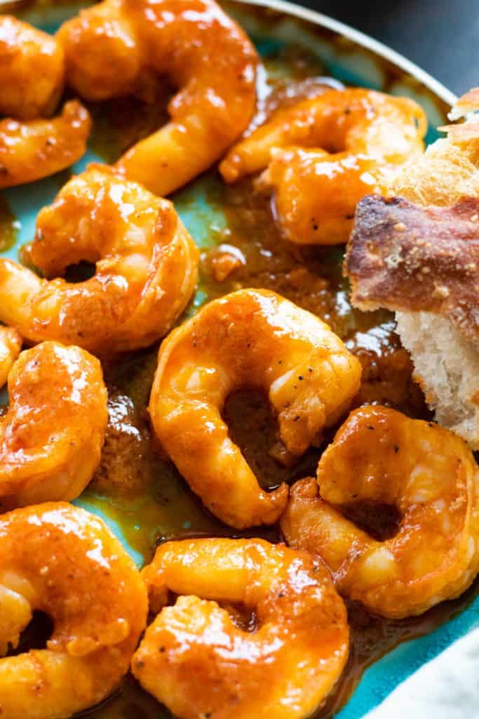 Buffalo Shrimp - always use butter