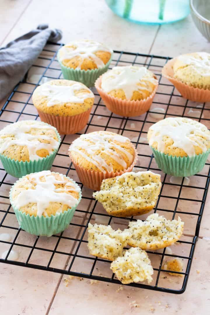 Lemon Poppy Seed Muffins - always use butter