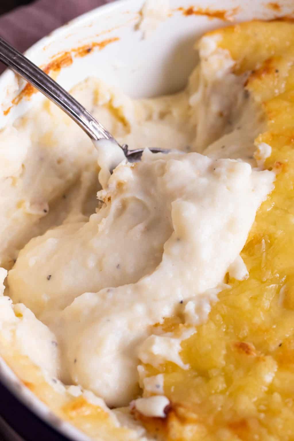 Mashed Potato Casserole - always use butter
