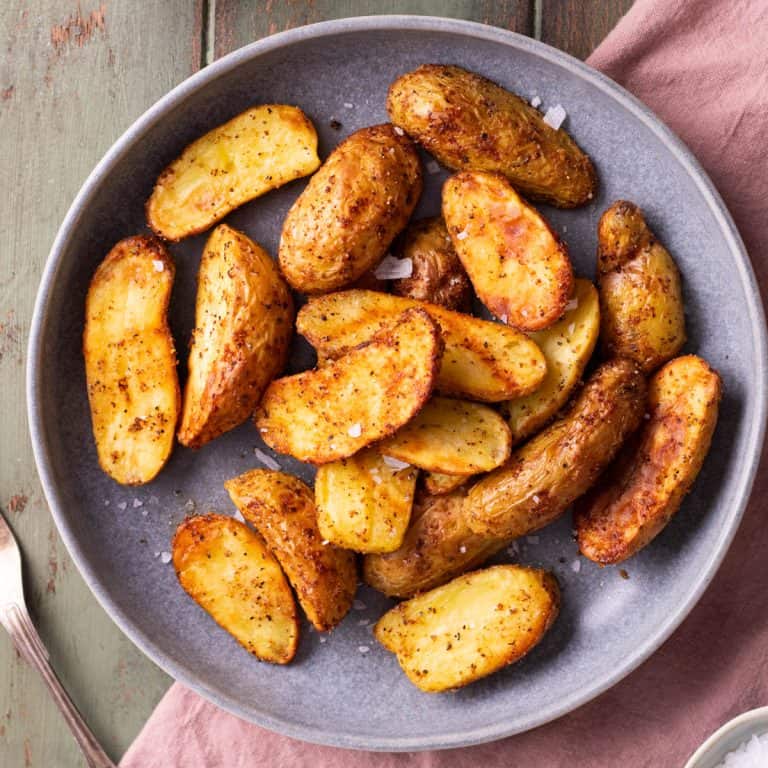 Crispy Country Potatoes - always use butter