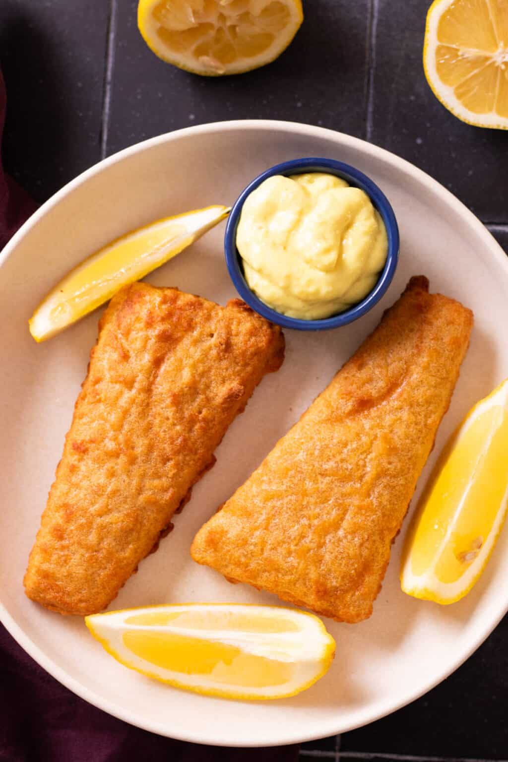Crispy Air Fryer Frozen Fish Fillets - always use butter