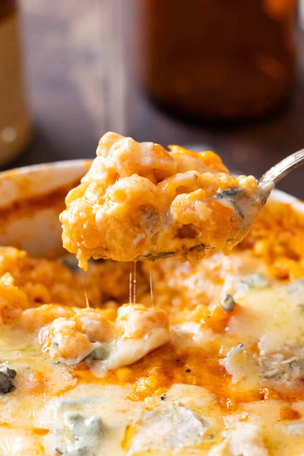 Buffalo Mac and Cheese (One Pot Dump-and-Bake!) - always use butter